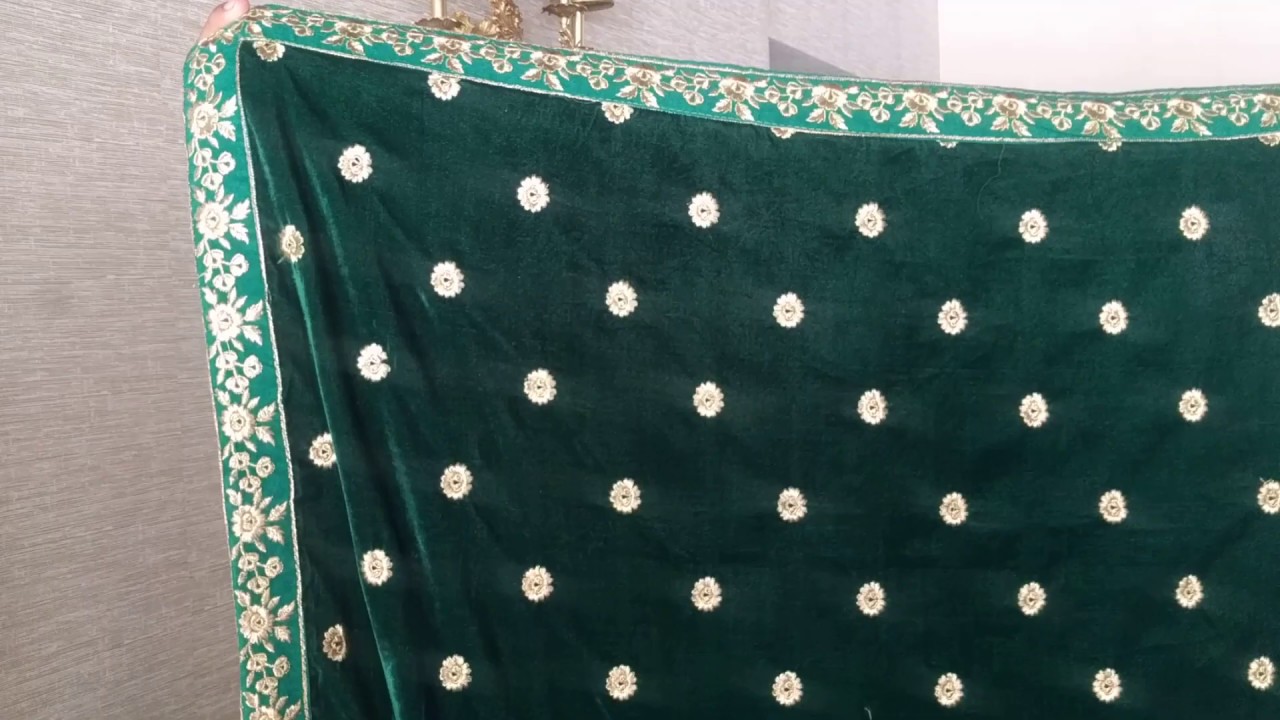 Velvet Shawls Designs - YouTube