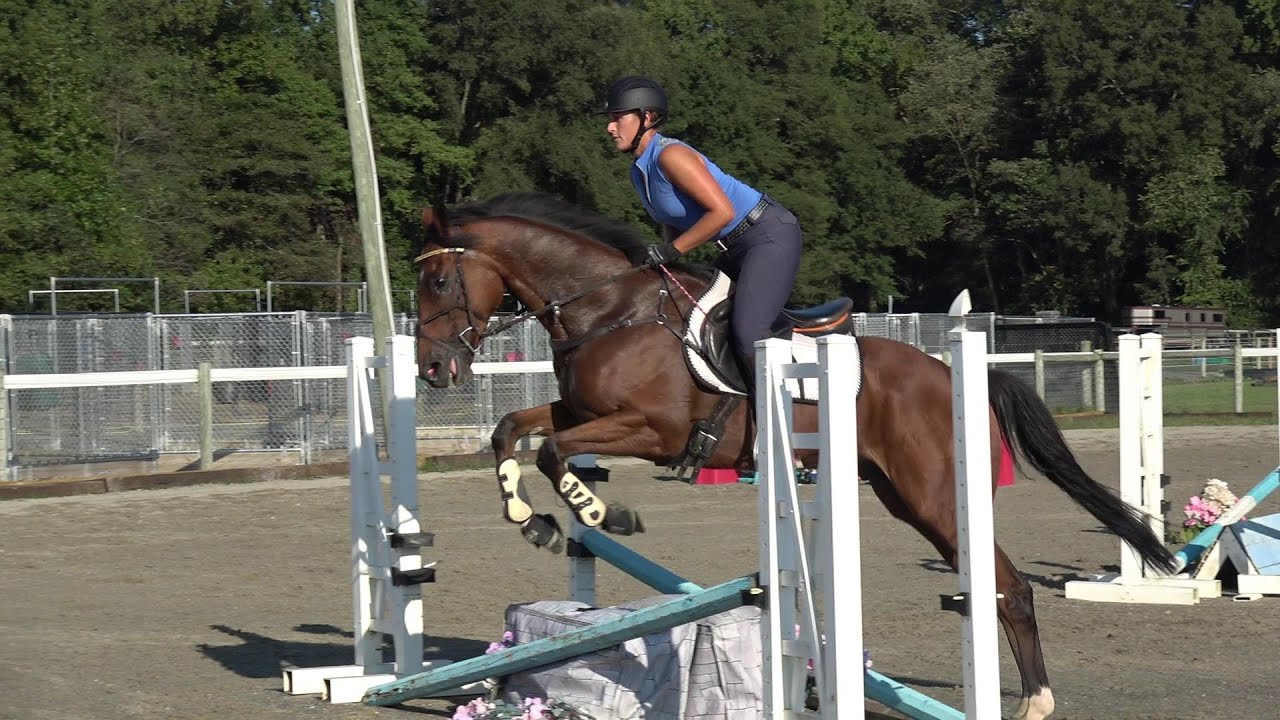 Mo Crazy Blues first jumps ring 10 2 23 - YouTube