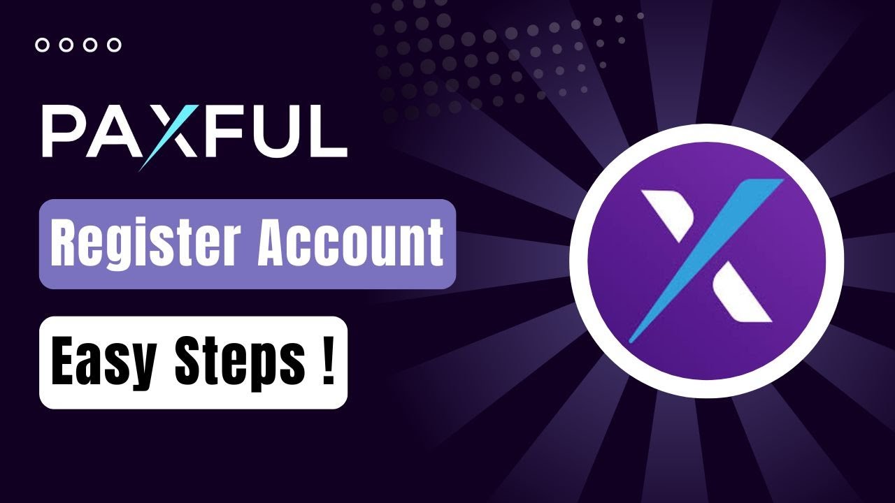 How to Register Paxful Account - Sign Up Paxful 2024 - YouTube