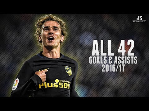 Antoine Griezmann ● All 42 Goals & Assists ● 16/17 HD