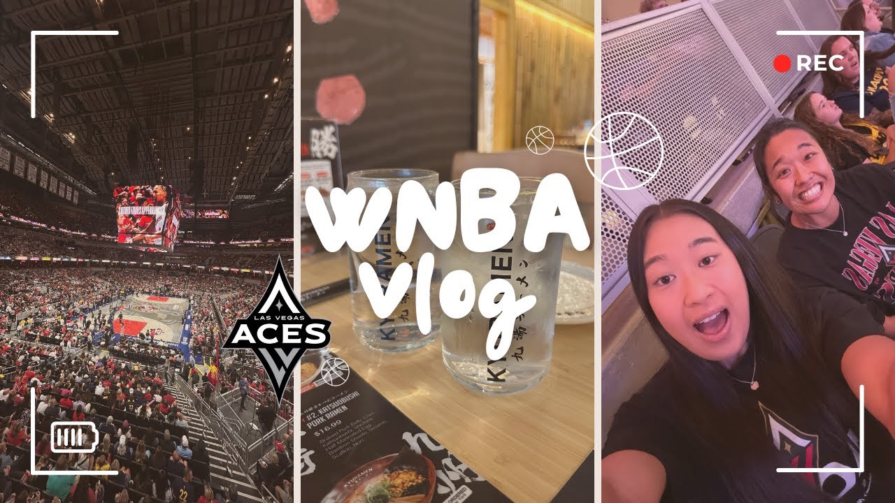 VLOG 49 | aces vs. fever wnba game - YouTube
