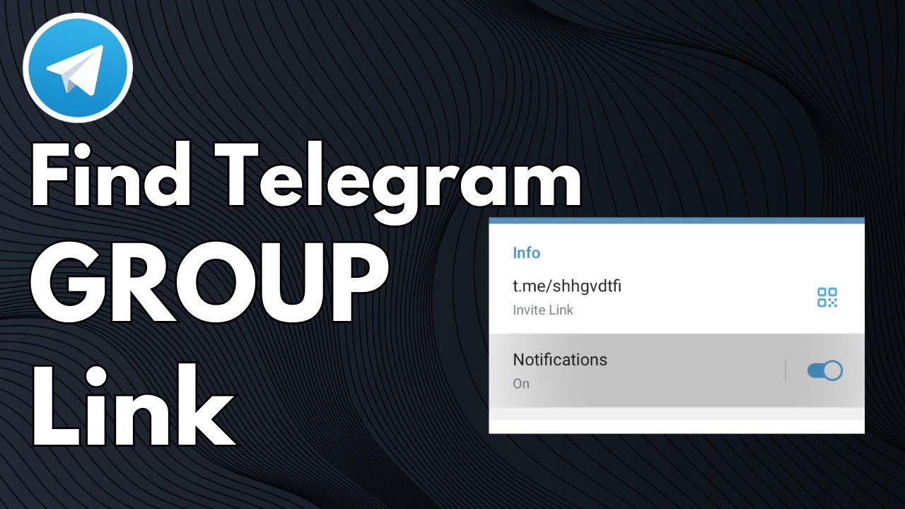 How to Find Telegram Group Link | Get Telegram Group Link - YouTube