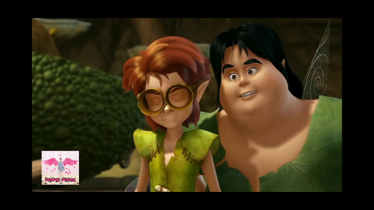 Tinkerbell || scene ( when she see the fairy land and her work shop ...