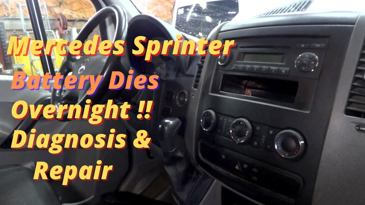Mercedes Sprinter Battery Dies Overnight & Blower Motor Stays On all ...