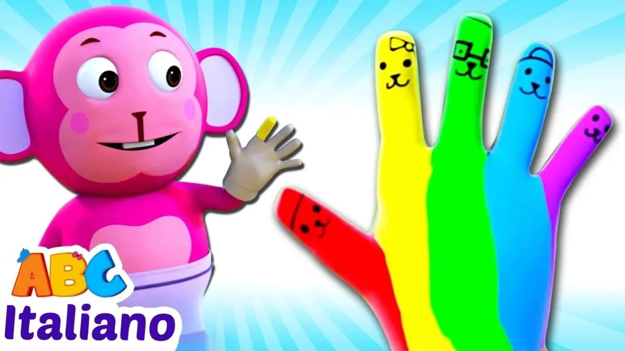 Ai Bambini Contenti | Colori delle Dita | Canzone Familiare per Bambini ...