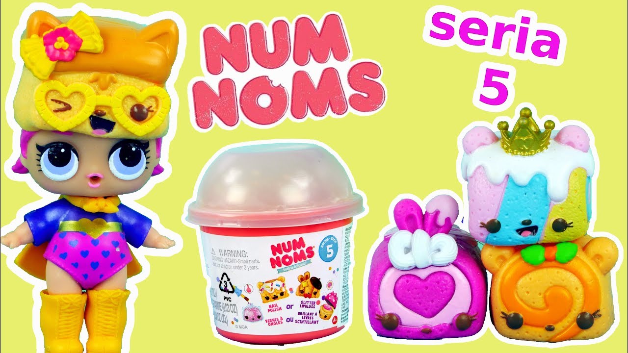 Num Noms Seria 5 & LOL Surprise • Smakowite Ciasteczka & Głodna ...