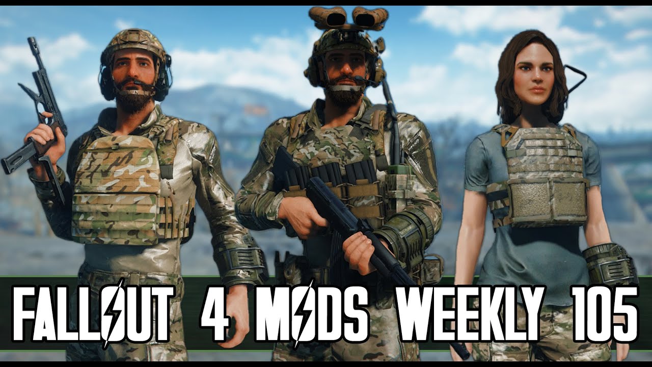 New Armor & Weapon Mods - Fallout 4 Mods Episode 105 - YouTube