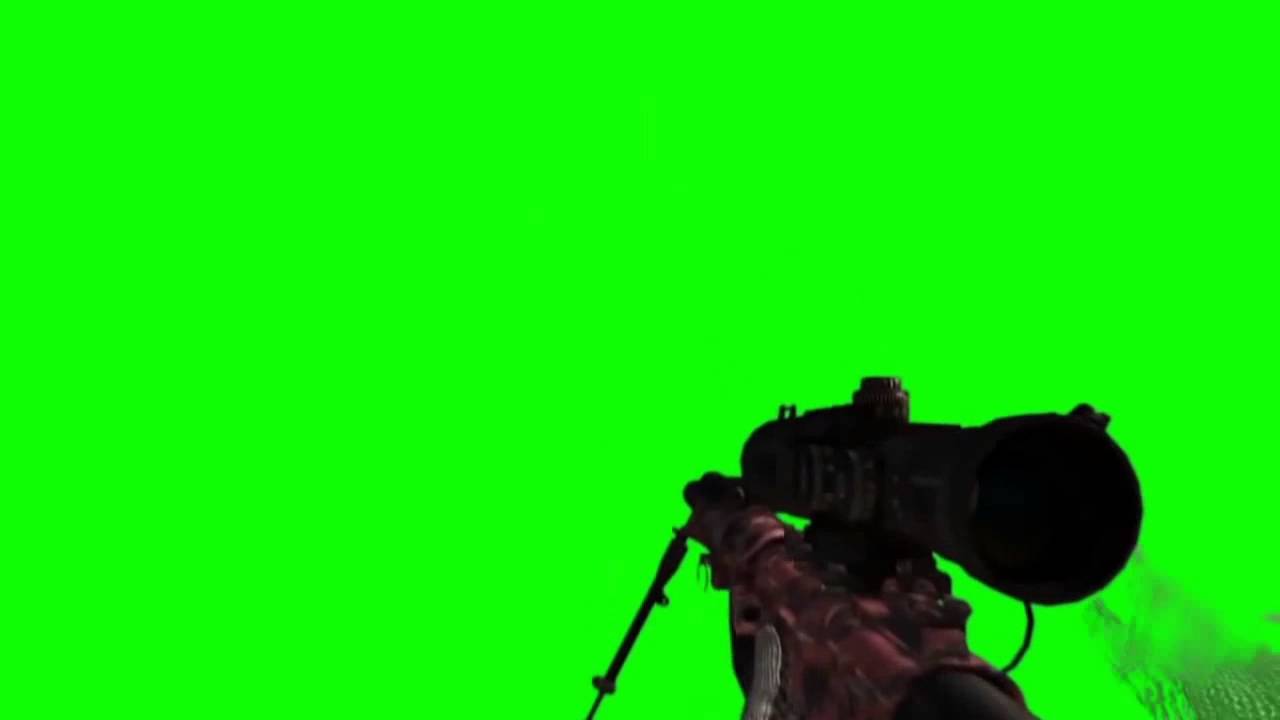 Green Screen SNIPER Quickscoping HD - Footage PixelBoom CG - YouTube