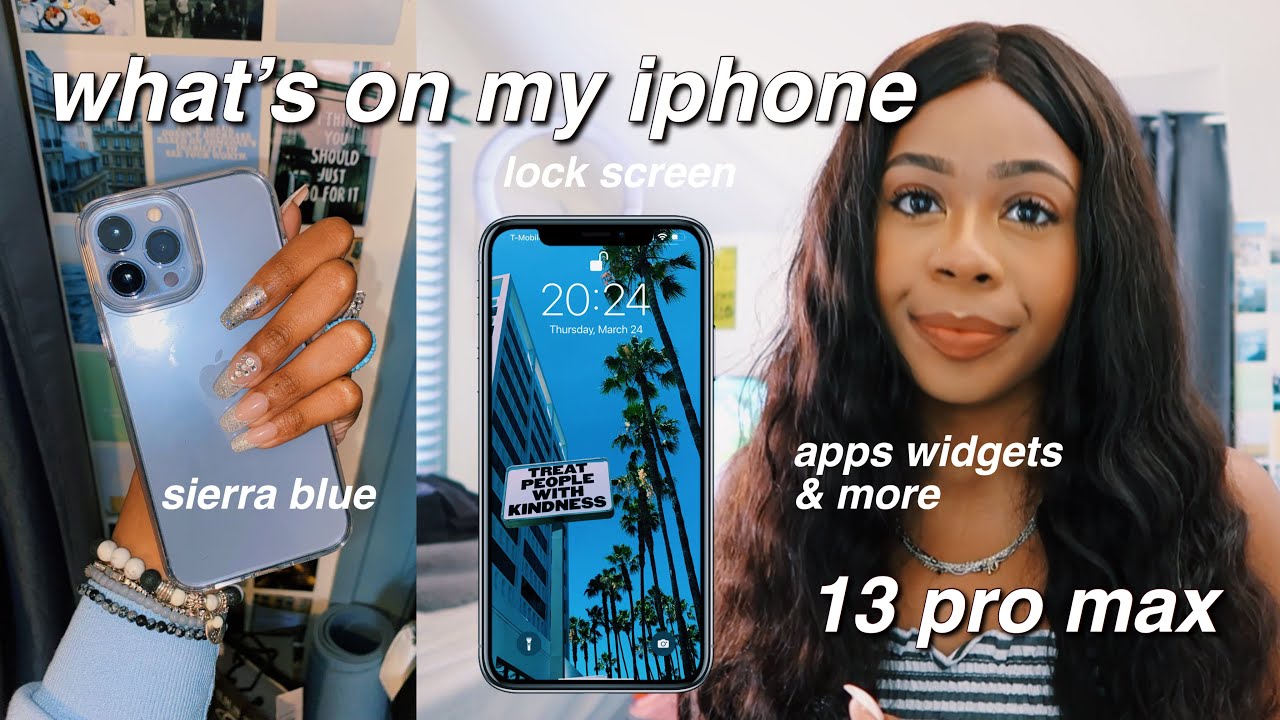 WHAT’S ON MY IPHONE 13 PRO MAX | widgets, apps & more! - YouTube