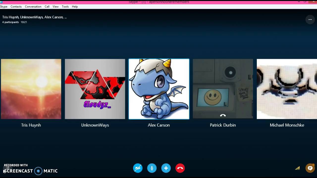 Skype with friends 1 - YouTube