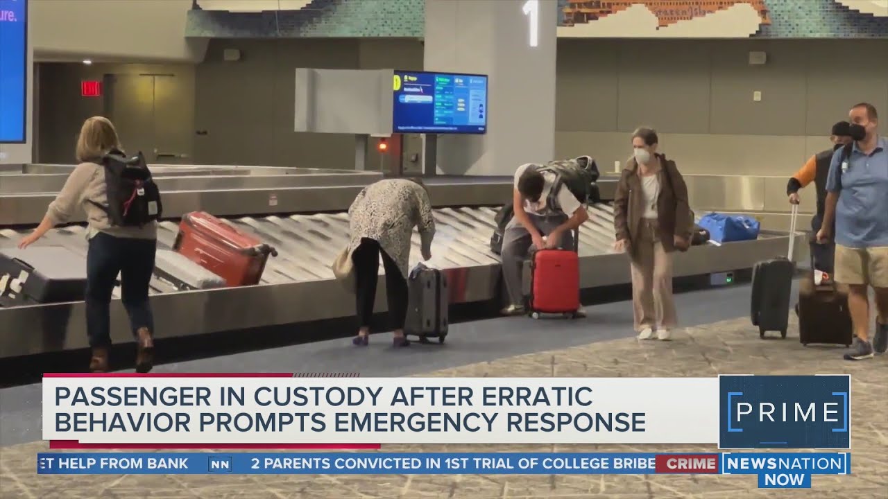 Passenger’s ‘erratic’ behavior prompts emergency response, landing at ...