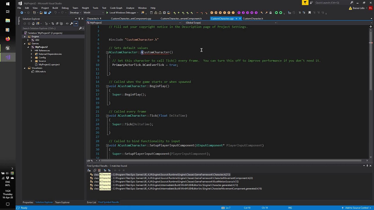 How To Use A Custom Character Movement Component In A Custom Character In Ue4 C Youtube 6241