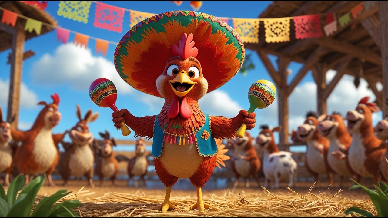 Il Gallo Pepito – Canzone Animata Divertente per Bambini | Vita in ...