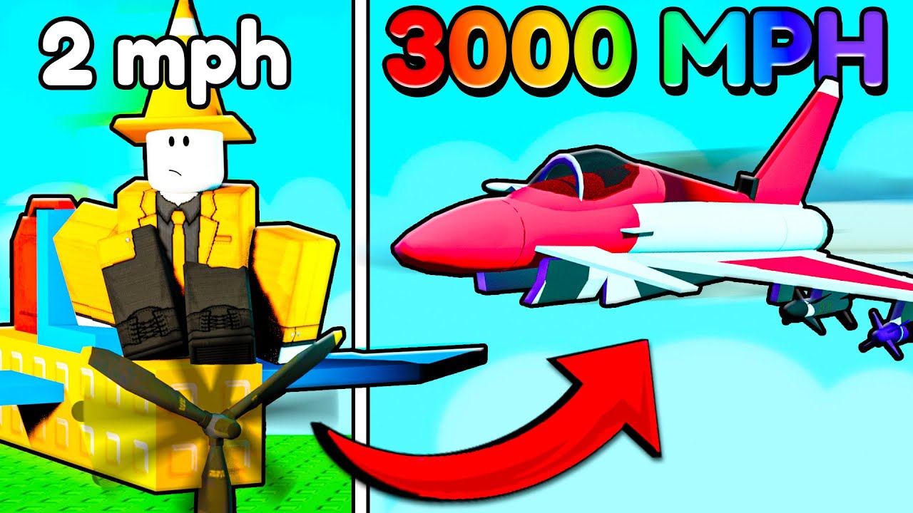 I Made the FASTEST PLANE in Roblox Build a Plane - YouTube