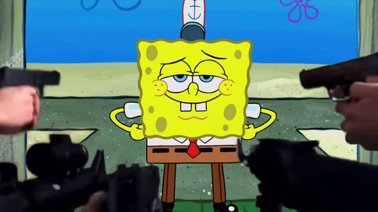 Spong man pew pew - YouTube
