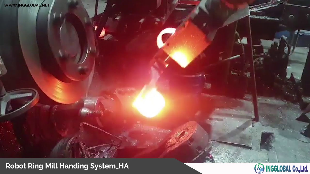 ROBOT HANDLING_Robot Ring Mill Handing System HA - YouTube