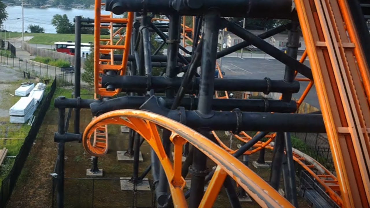 Steel Hawg - Indiana Beach - Front Row (4K HD POV) - August 2023 - YouTube