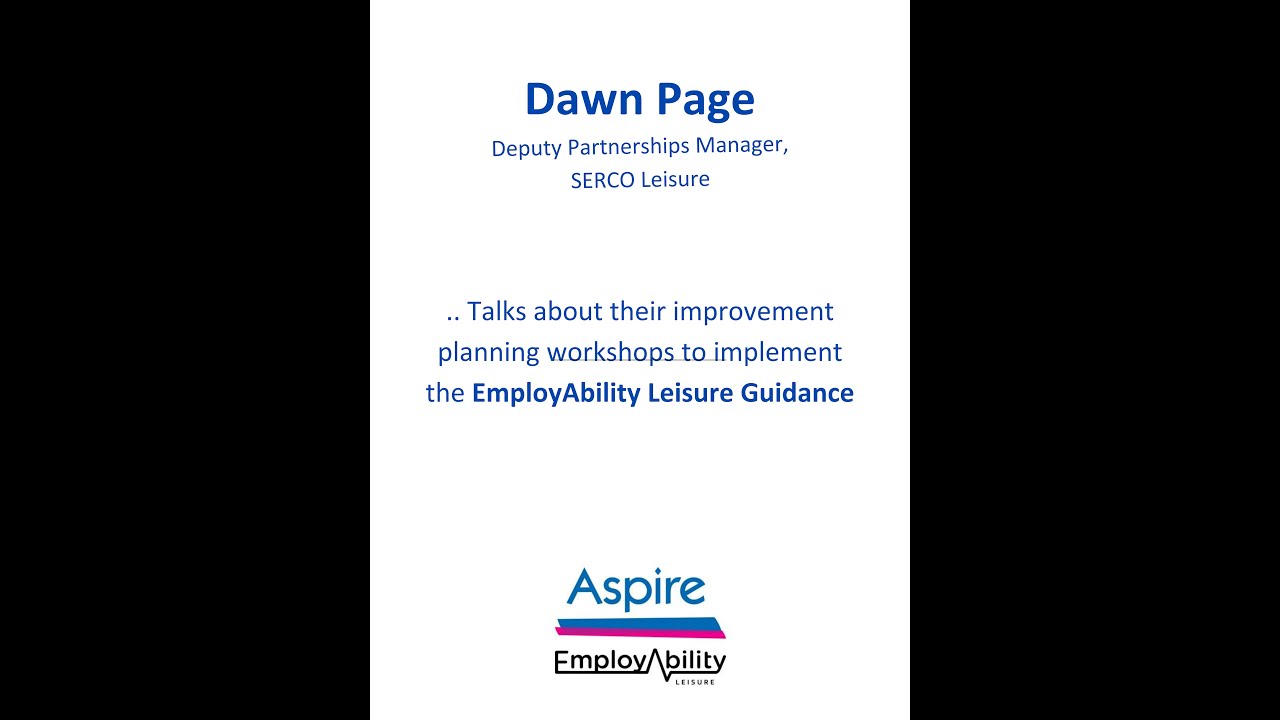 Q&A with Dawn Page (SERCO Leisure) about their experience with the ...