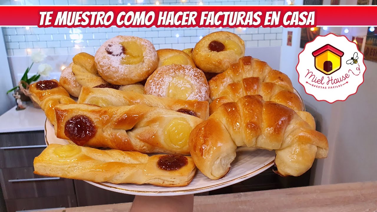 FACTURAS CASERAS receta fácil MEDIALUNAS Y VIGILANTES para el mate ...