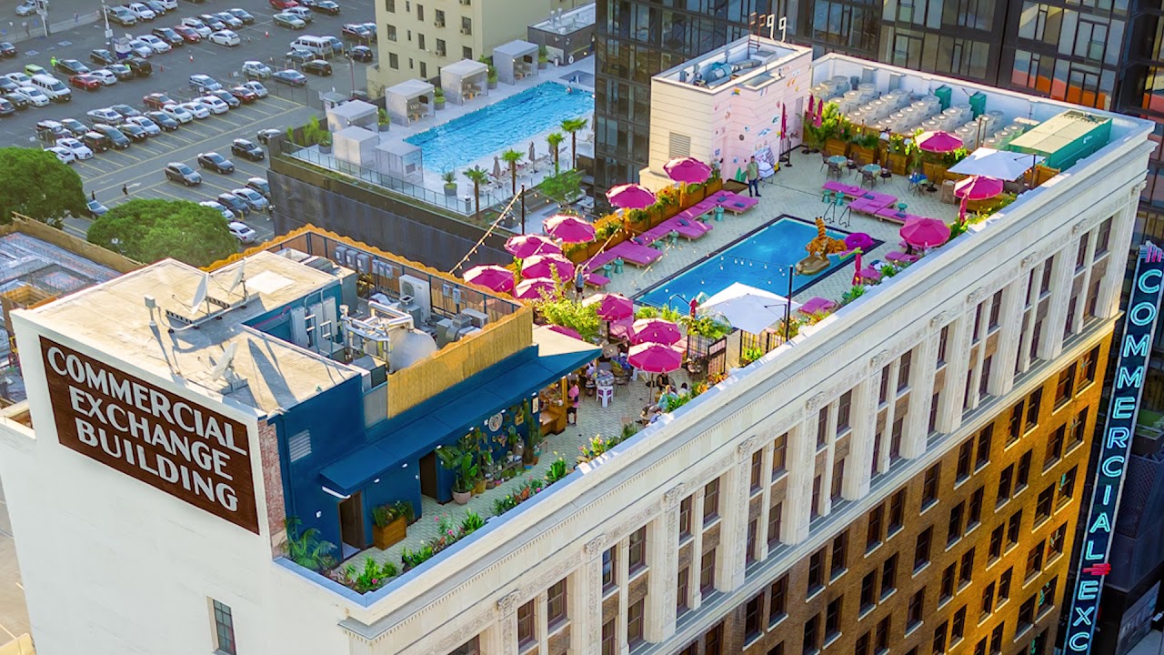 Freehand Downtown LA Hotel - YouTube
