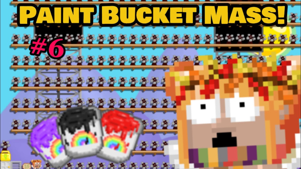 STARTING NEW PROJECT!! Paint Bucket Profit | Road To BGL #6 | Growtopia ...