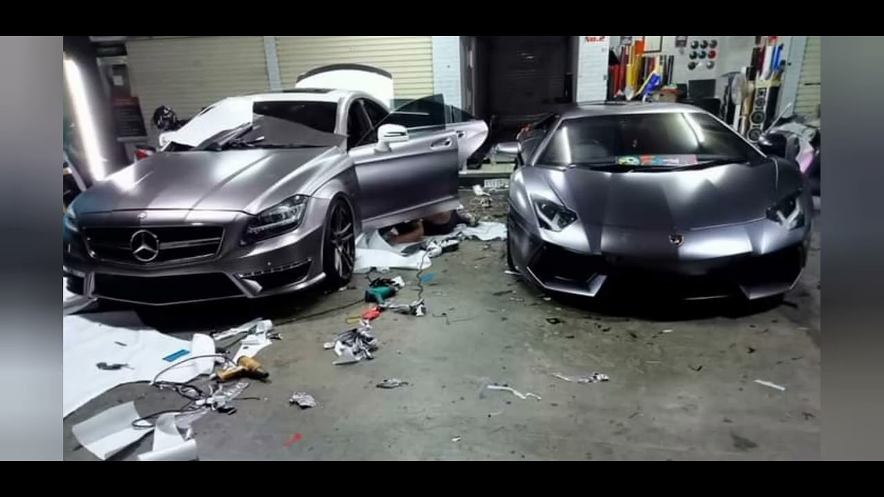 mobil-mobilan Setelah dipasang sticker - YouTube