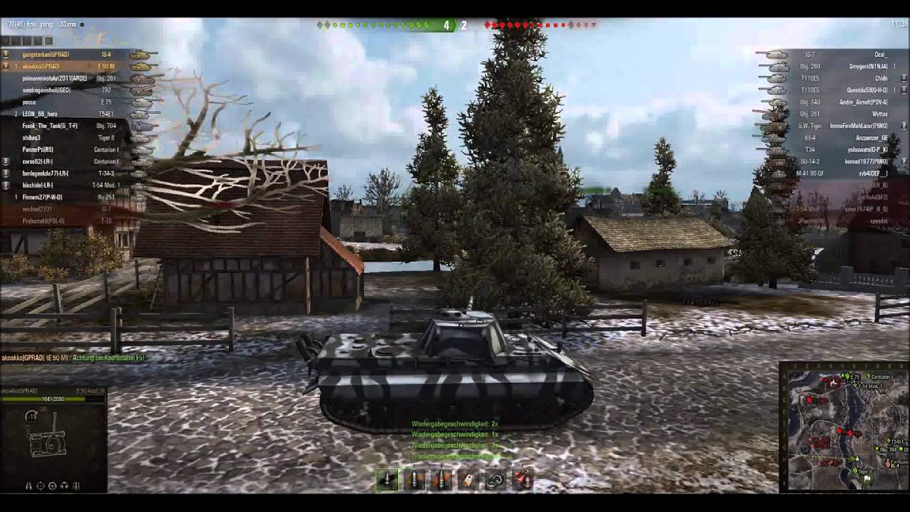 Schlüssel Position ( Mitte ) Map Erlenberg ! World of Tanks Wot DEUTSCH ...