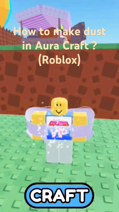 How to make dust in Aura Craft ? (Roblox) - YouTube
