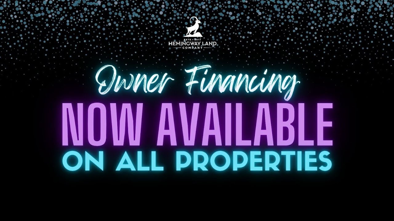 MAJOR ANNOUNCEMENT: Seller Financing Now Available On ALL Properties ...