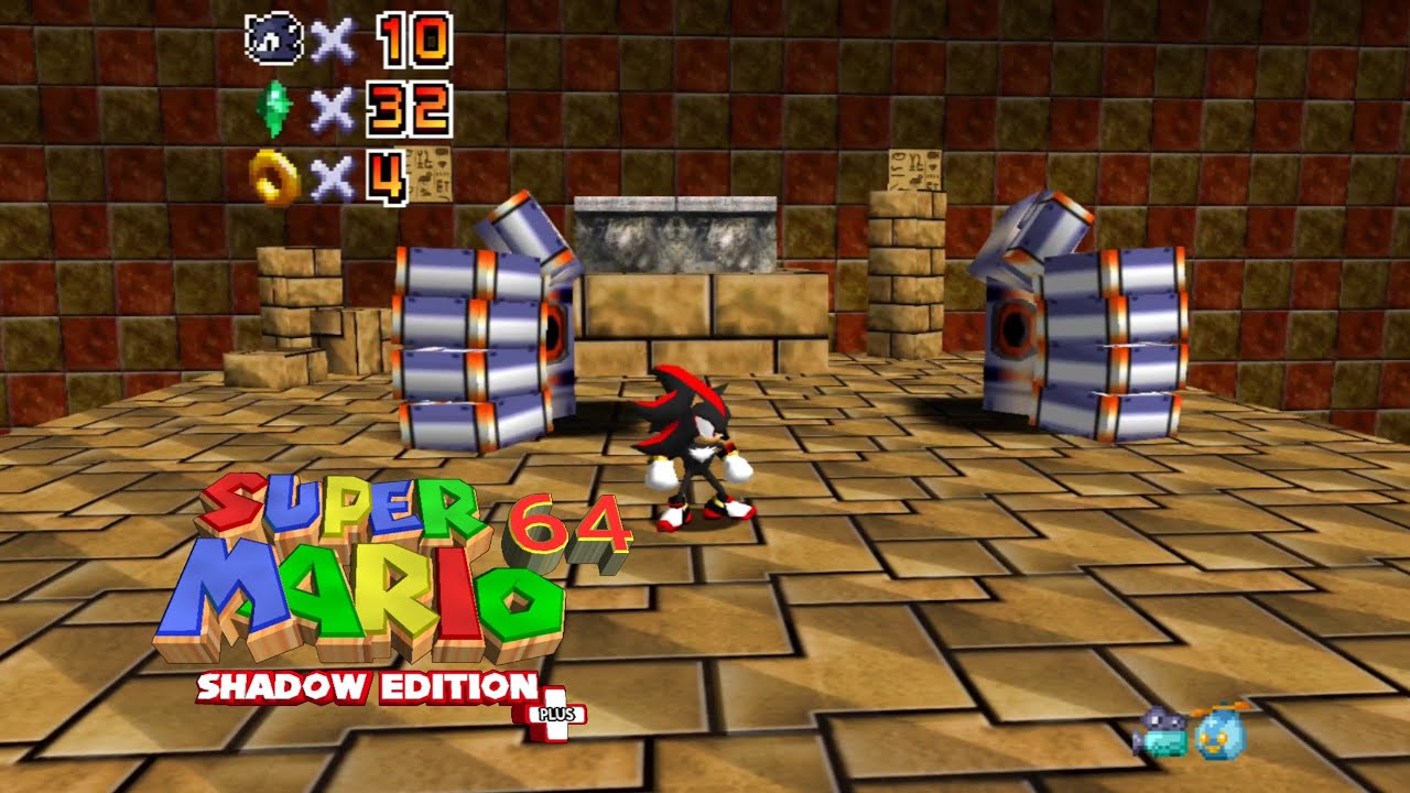 Super Shadow Edition Plus 64 Mod HD Textures Full Screem 16:9 (Gameplay ...