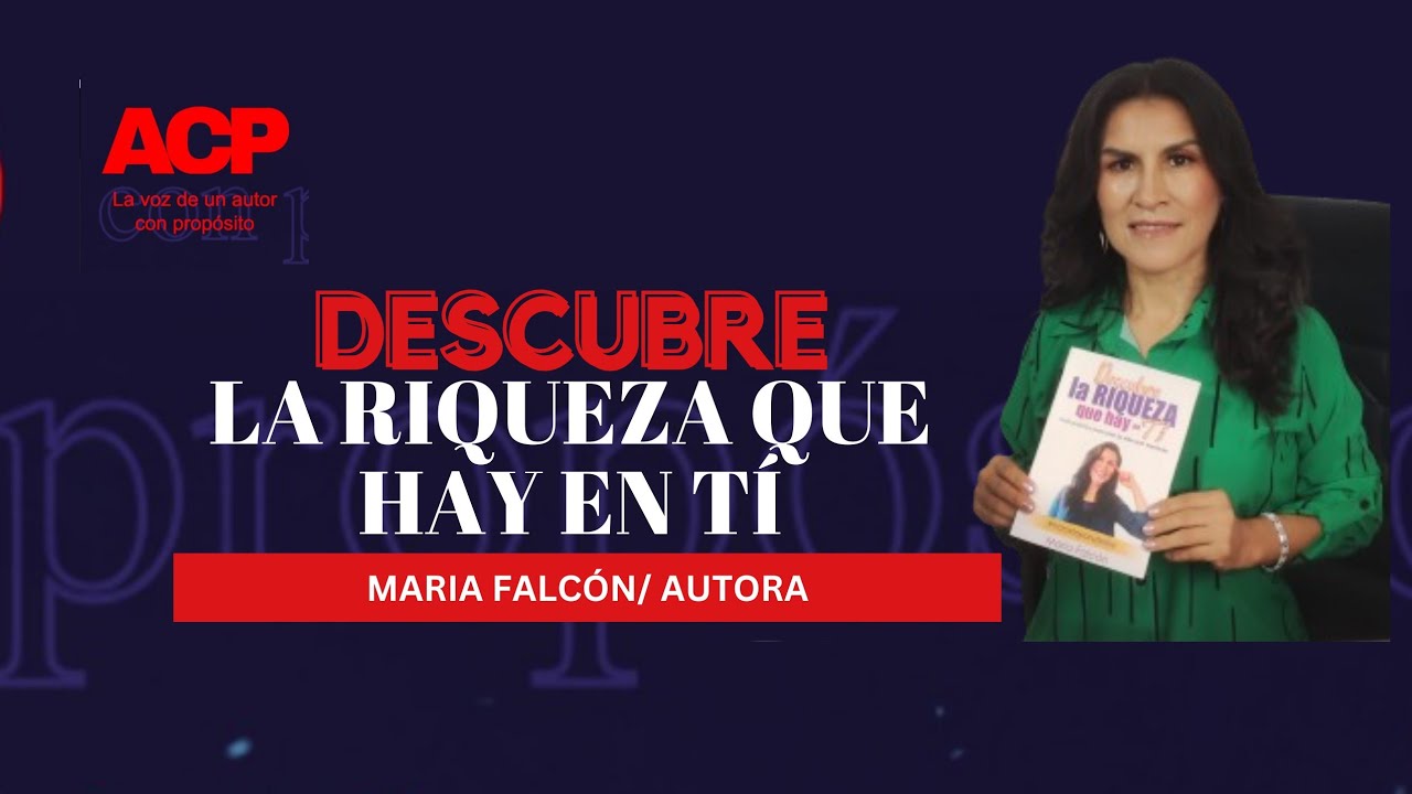 #Charla #historia #libro Descubre la riqueza que hay en ti/Maria Falcón ...