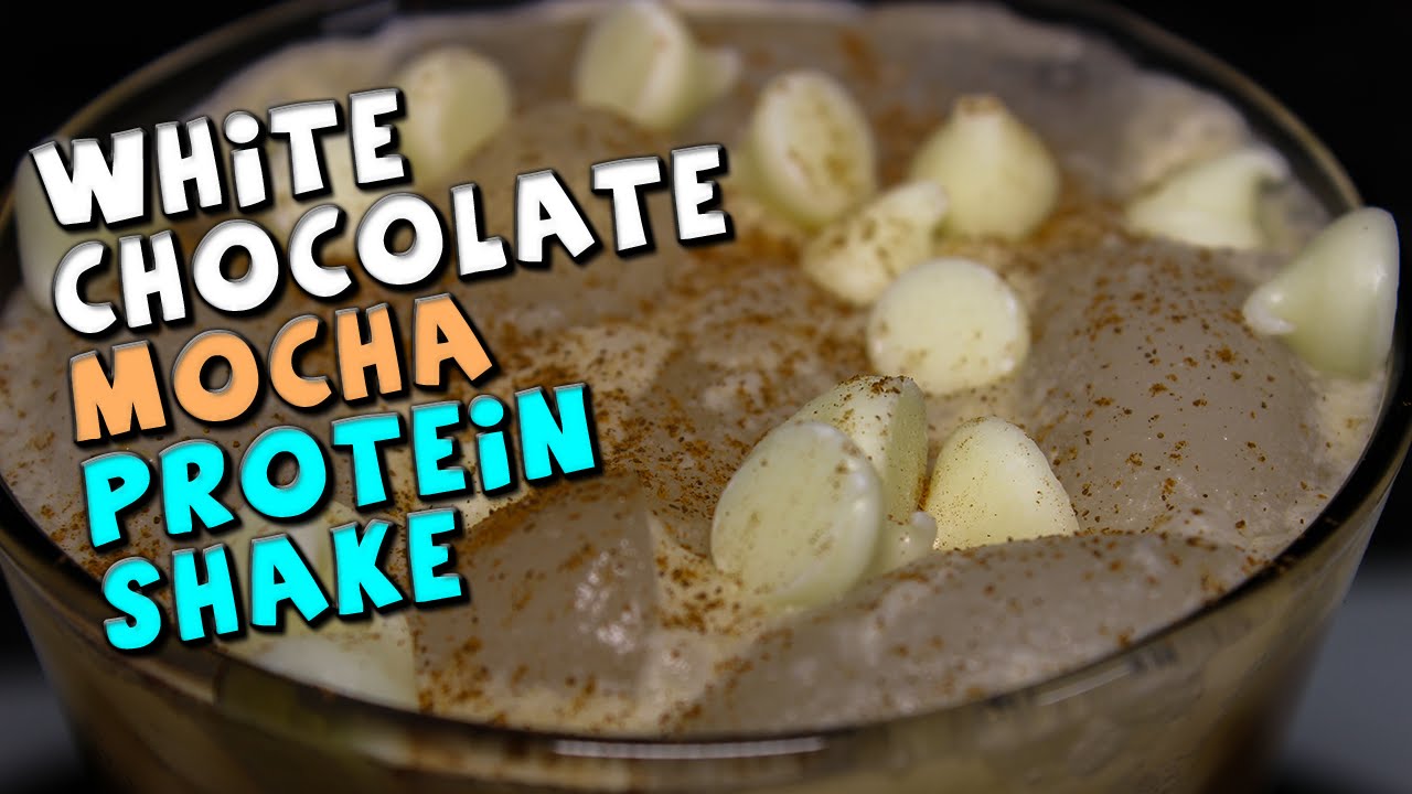 White Chocolate Mocha Protein Coffee Shake - YouTube