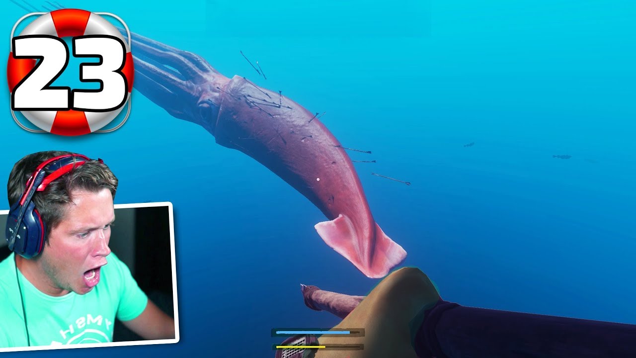 Stranded Deep - Part 23 - GIANT SQUID BOSS FIGHT - YouTube