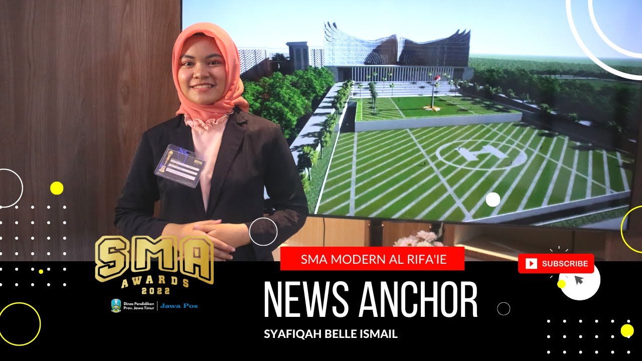 Jawa Pos SMA Awards 2022 - News Anchor - SMA Modern al Rifa'ie - YouTube