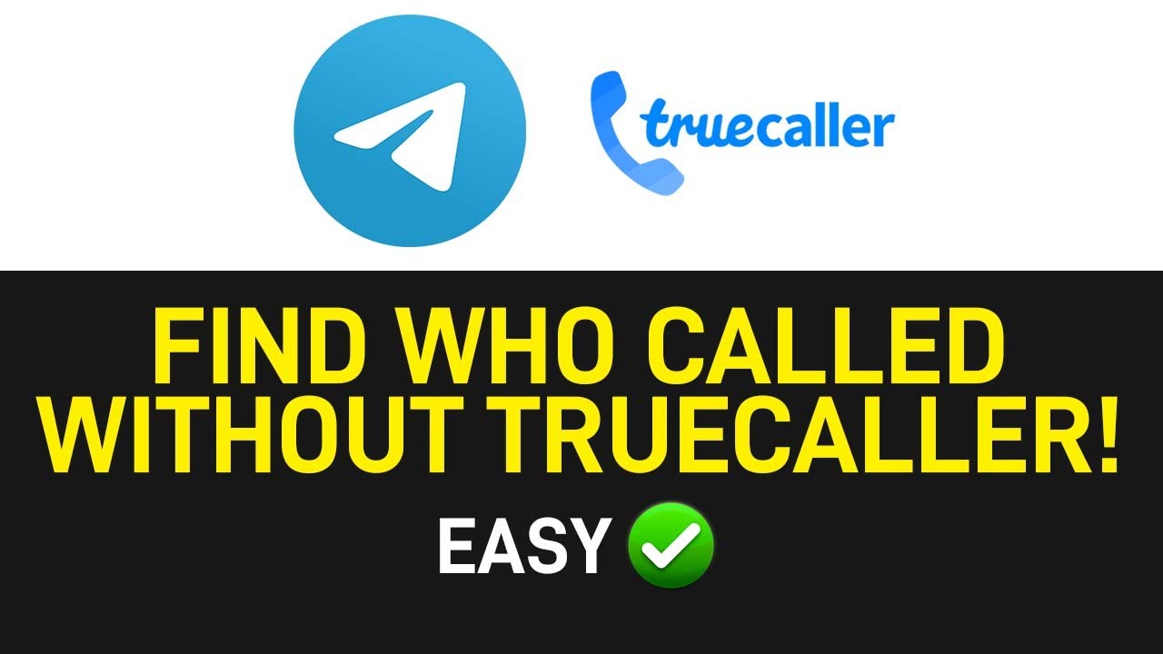 How To Find Caller Name Without Any Truecaller Using Telegram EASY How To Find Caller Name Without Any Truecaller Using Telegram EASY