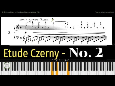 No 2 - Etude Carl Czerny - Opus 849 - Piano Etude - The Best Of Carl Czerny - YouTube