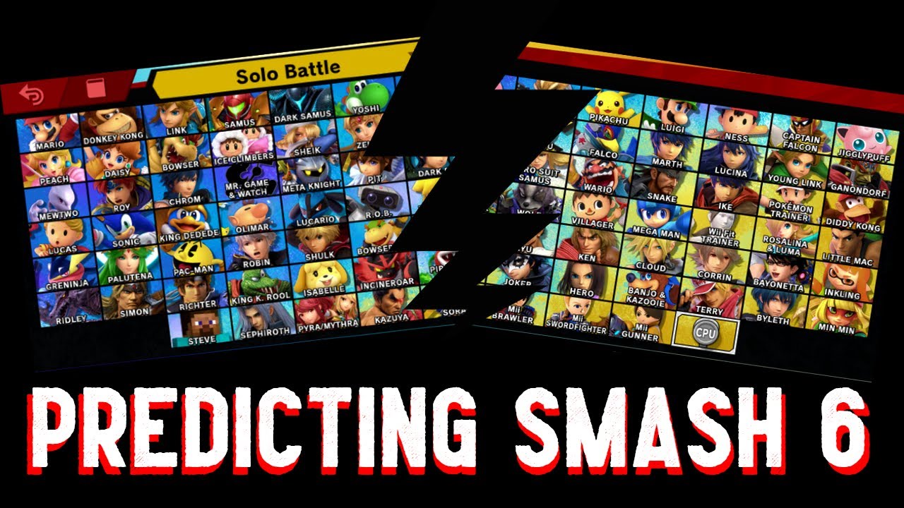 Cutting The Smash Roster in Half (Smash 6 Predictions) - YouTube