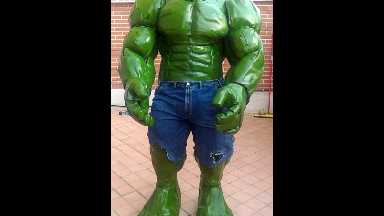 Hulk cosplay costume 95% COMPLETED - YouTube