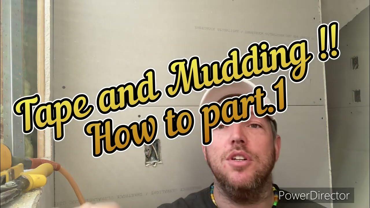 Taping and Mudding tips !! Part 1 - YouTube
