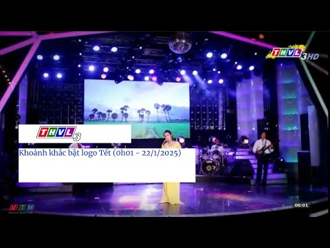 THVL3 (Vĩnh Long) | Khoảnh khắc bật logo Tết (0h01 - 22/1/2025) - YouTube