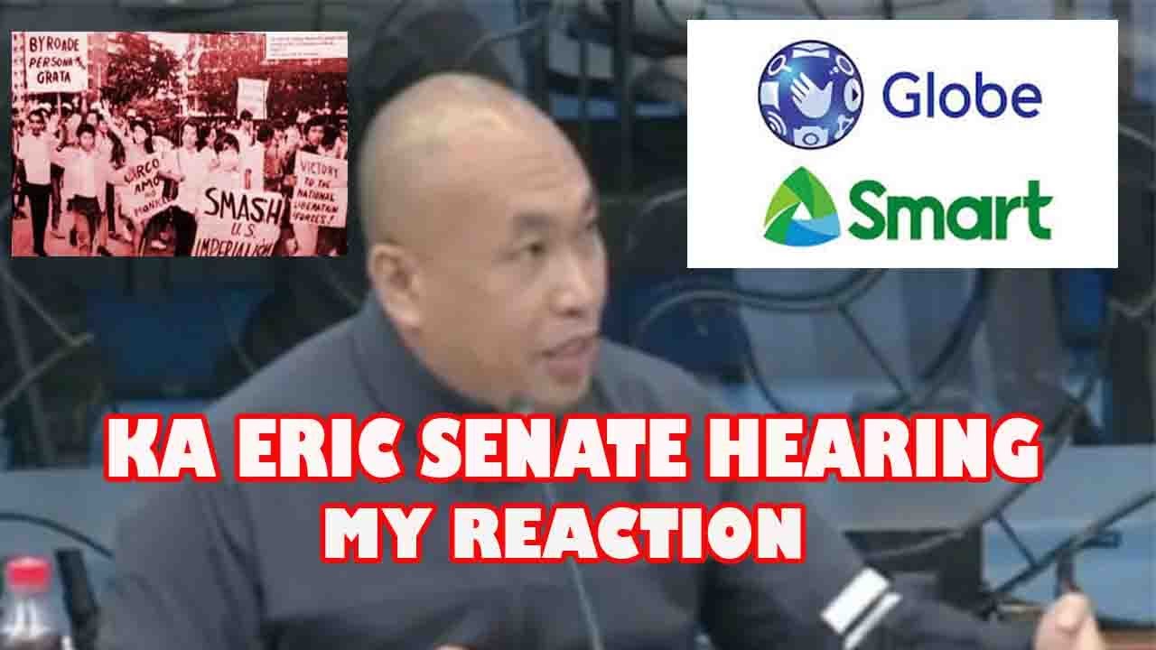 KA ERIC SENATE HEARING MY REACTION I Benjie Palaroan jr - YouTube