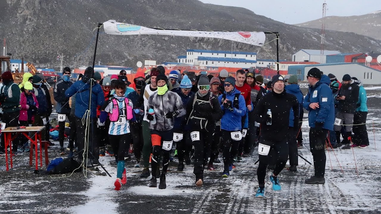 2023 Antarctica Marathon - King George Island - Race Video - YouTube