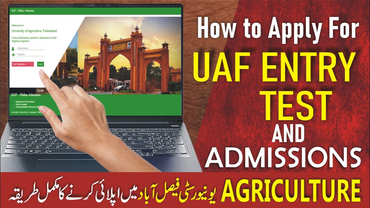 How to Apply UAF ENTRY TEST And ADMISSION 2024 - YouTube