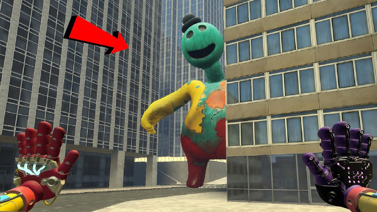 HUGE SCARY DOEY THE DOUGHMAN FROM POPPY PLAYTIME 4 HUNTED FOR ME IN THE ...
