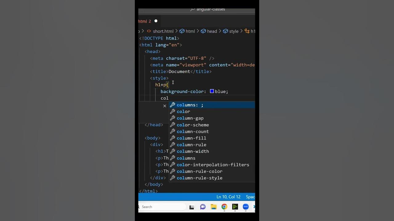 Css Selectors Adjacent Vs Descendent Selector In Css Css Tutorials 0521
