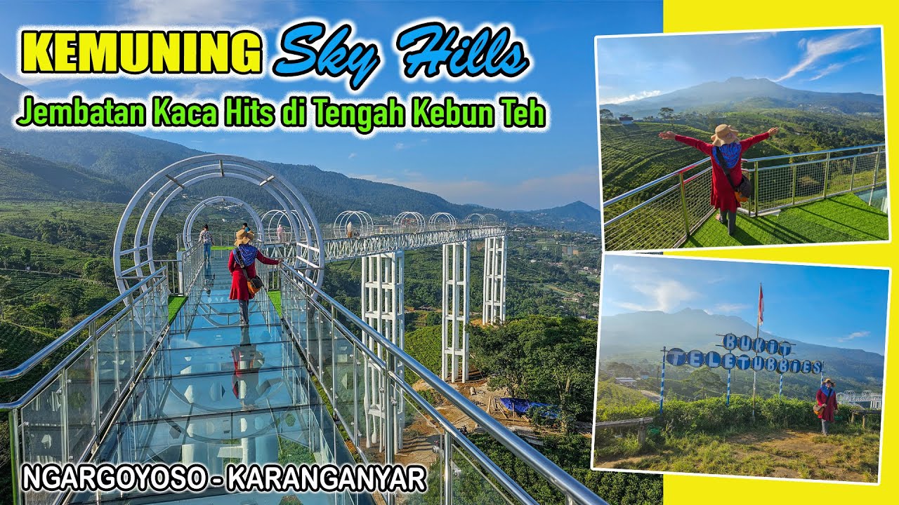 Kemuning Sky Hills I Jembatan Kaca Hits di Tengah Kebun Teh I ...