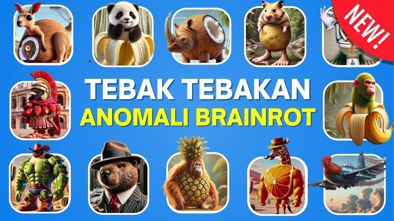 TEBAK TEBAKAN ANOMALI INDONESIA ITALIAN BRAINROT DARI SUARANYA PART 3🔊 ...