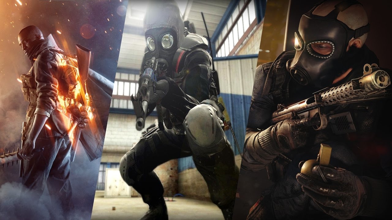 BF1///CS:GO///Rainbow Six Siege///For Honor -- MISH MASH #2 - YouTube