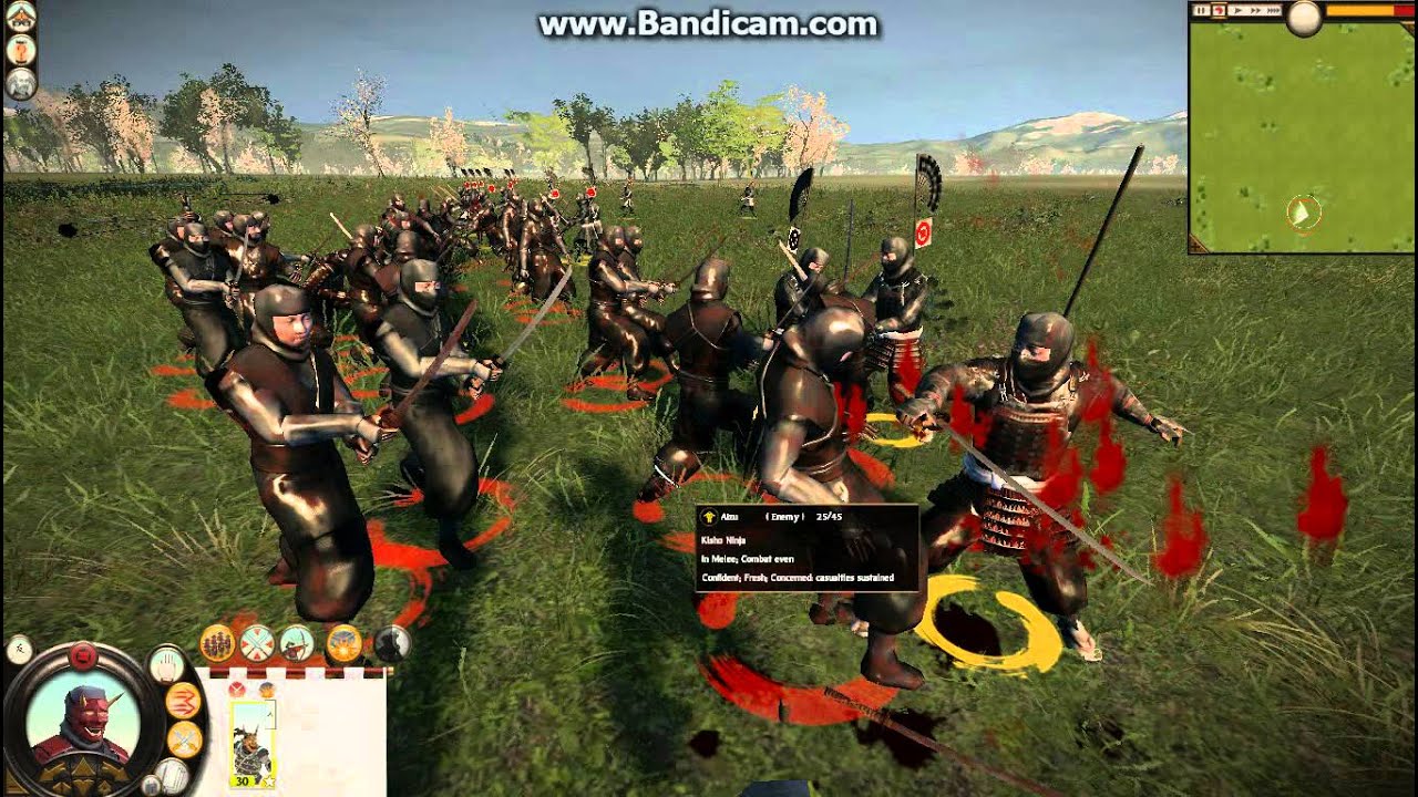 Shogun 2 Regular Ninja vs Hanzo's Shadows - YouTube