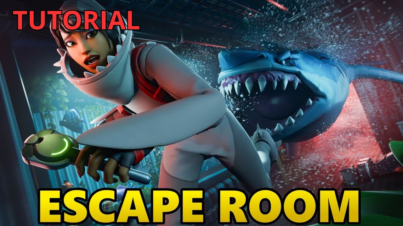 How to complete aquarium escape on fortnite map escape by enderbite , FORTNITE CREATIVE escape ...